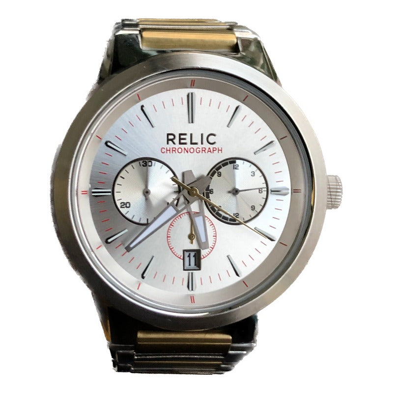 Reloj Relic Vintage Chronograph Hombre Como Nuevo – Don Crono